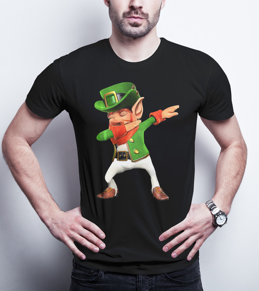 Dabbing Leprechaun St Patrick's Day T-Shirt