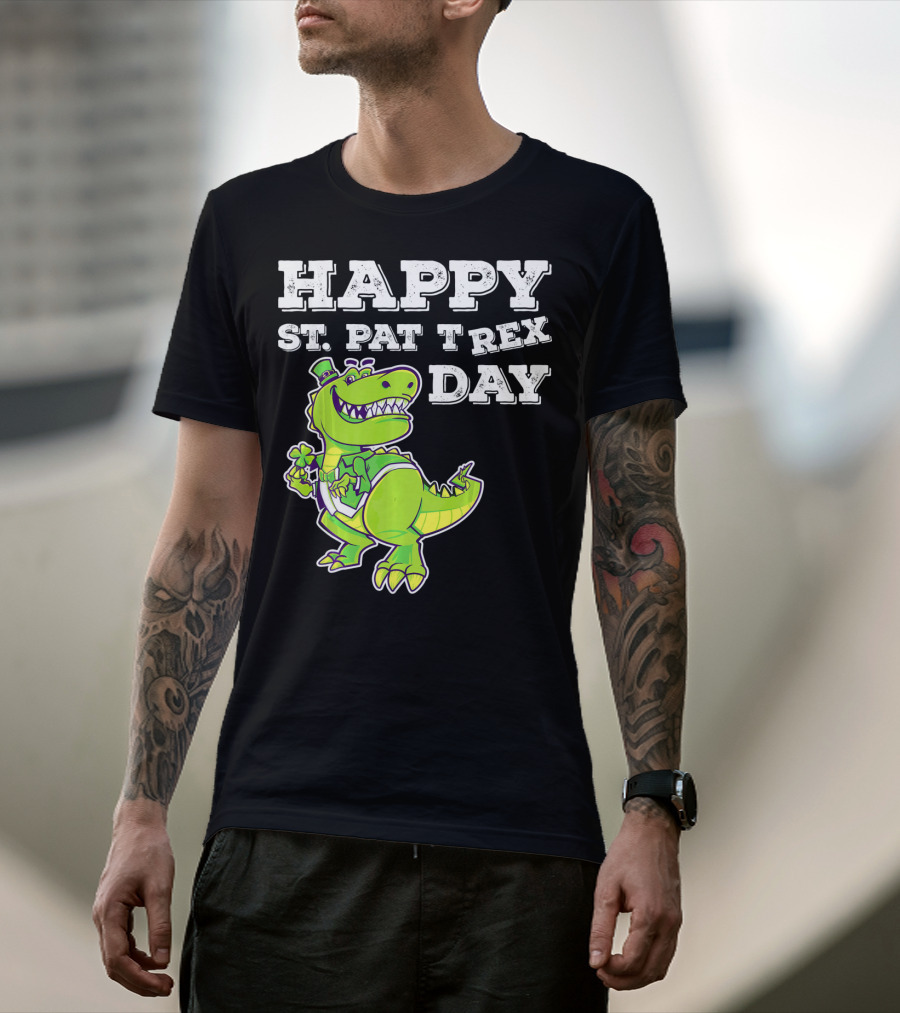 HAPPY ST. PAT T REX DAY Cute St Patricks T-Shirt