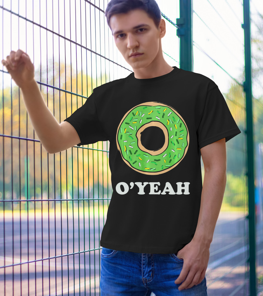 O'Yeah Green Donut T-Shirt