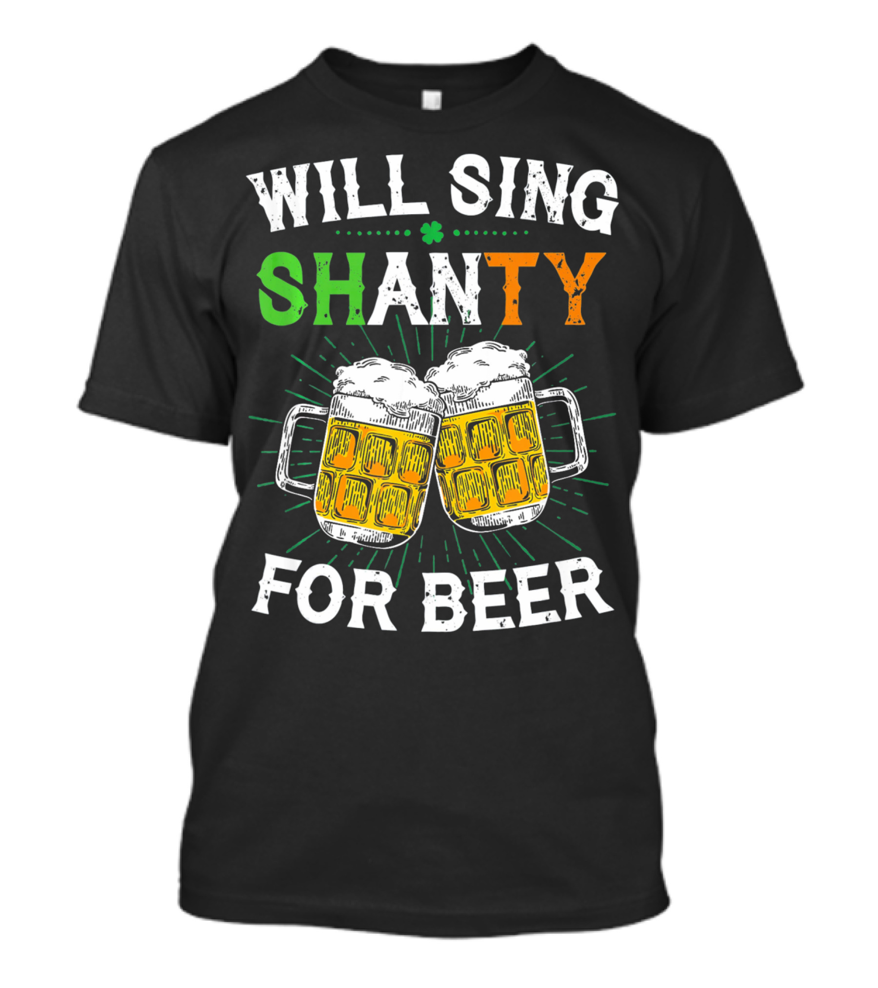 St. Patrick's Day Will Sing Shanty For Beer Irish Drink T-Shirt