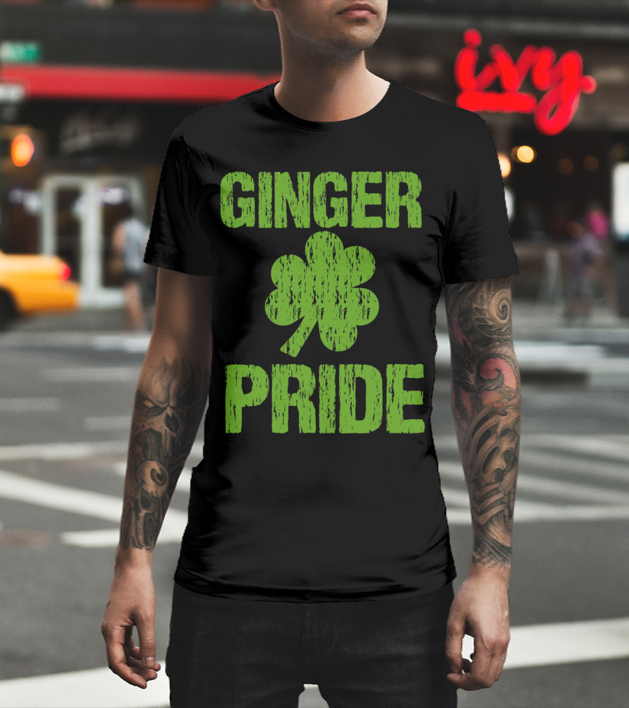 Ginger Pride Shamrock St. Patrick's Day Iconic T-Shirt