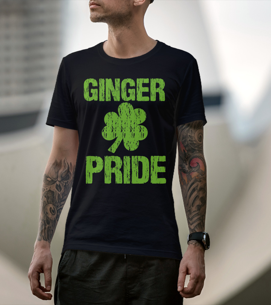 Ginger Pride Shamrock St. Patrick's Day Iconic T-Shirt
