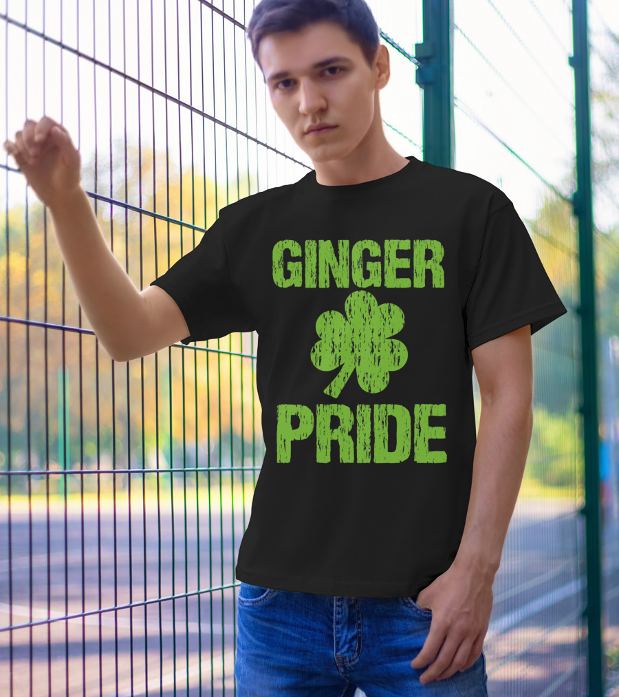 Ginger Pride Shamrock St. Patrick's Day Iconic T-Shirt