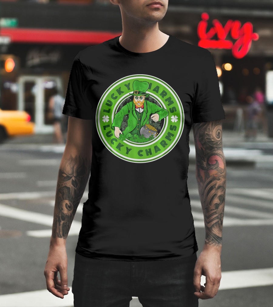 Lucky Charms St. Patrick's Day Irish Leprechaun Pot Of Gold T-Shirt