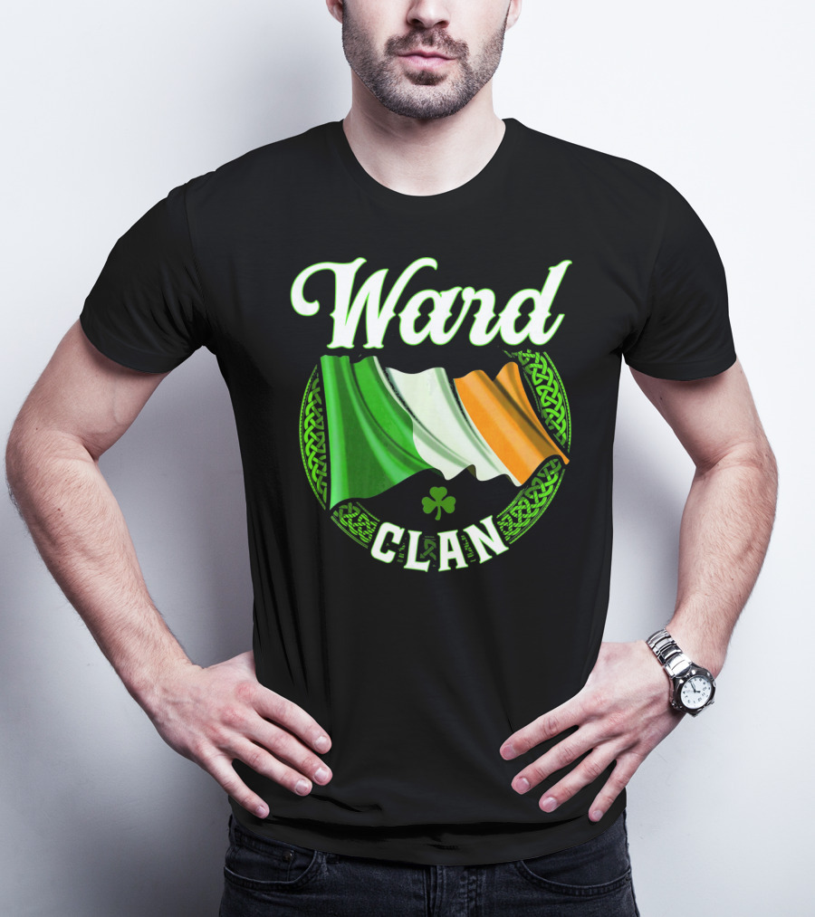 Ward Surname Clan Irish Flag Ireland T-Shirt
