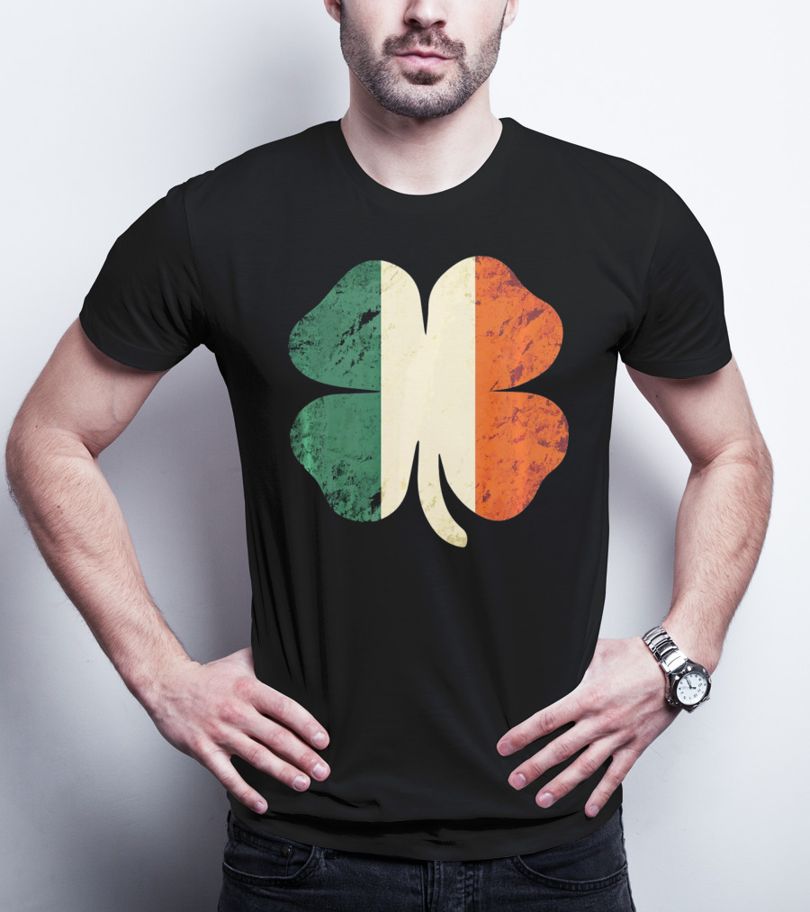 Irish Shamrock Ireland Flag St Patrick's Day T-Shirt