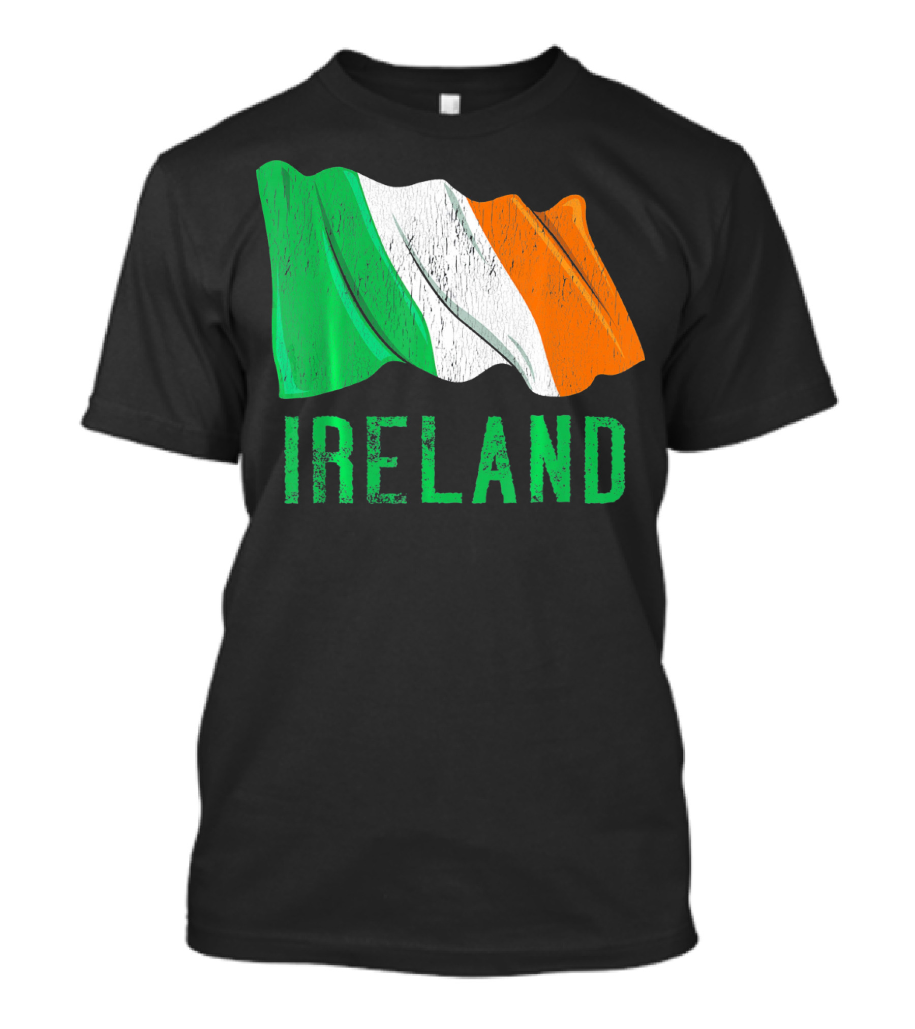 Vintage Ireland Flag Irish Retro St. Pat Ireland T-Shirt