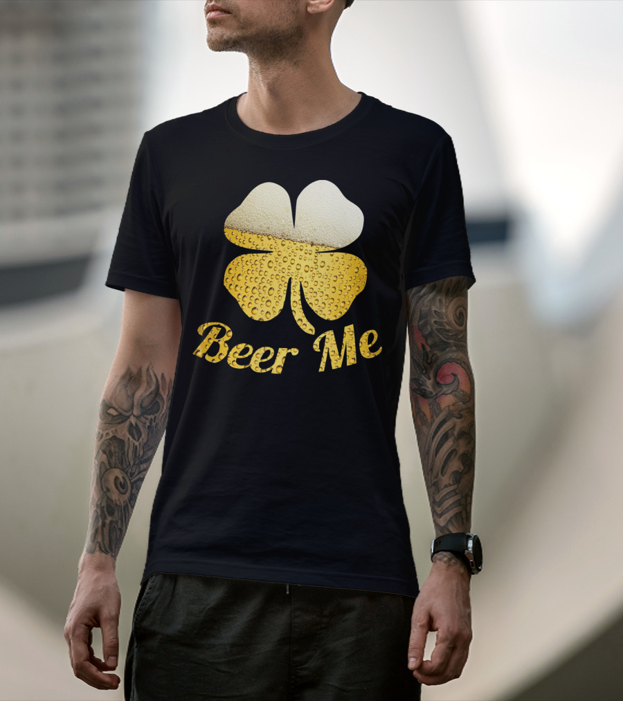 Beer Me Shamrock Bubbles T-Shirt