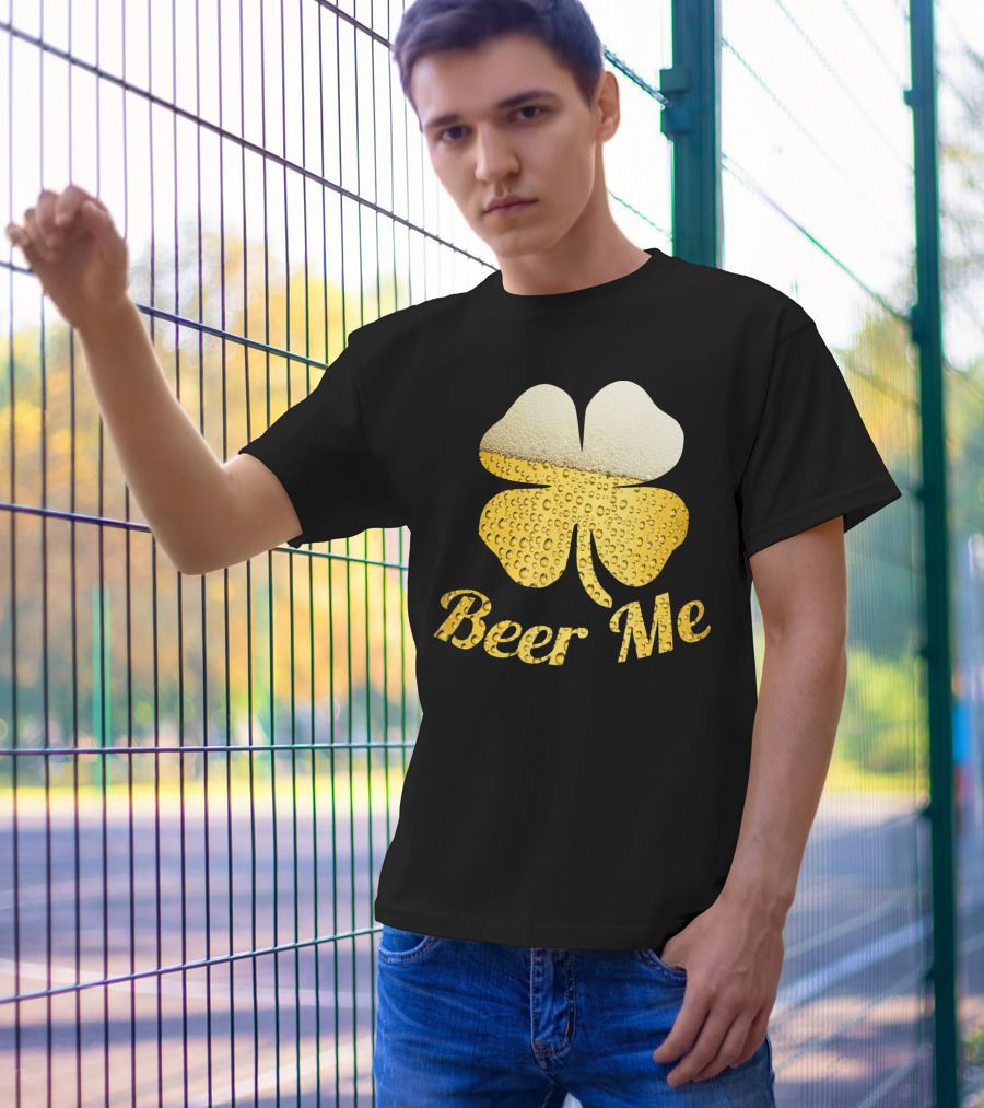 Beer Me Shamrock Bubbles T-Shirt