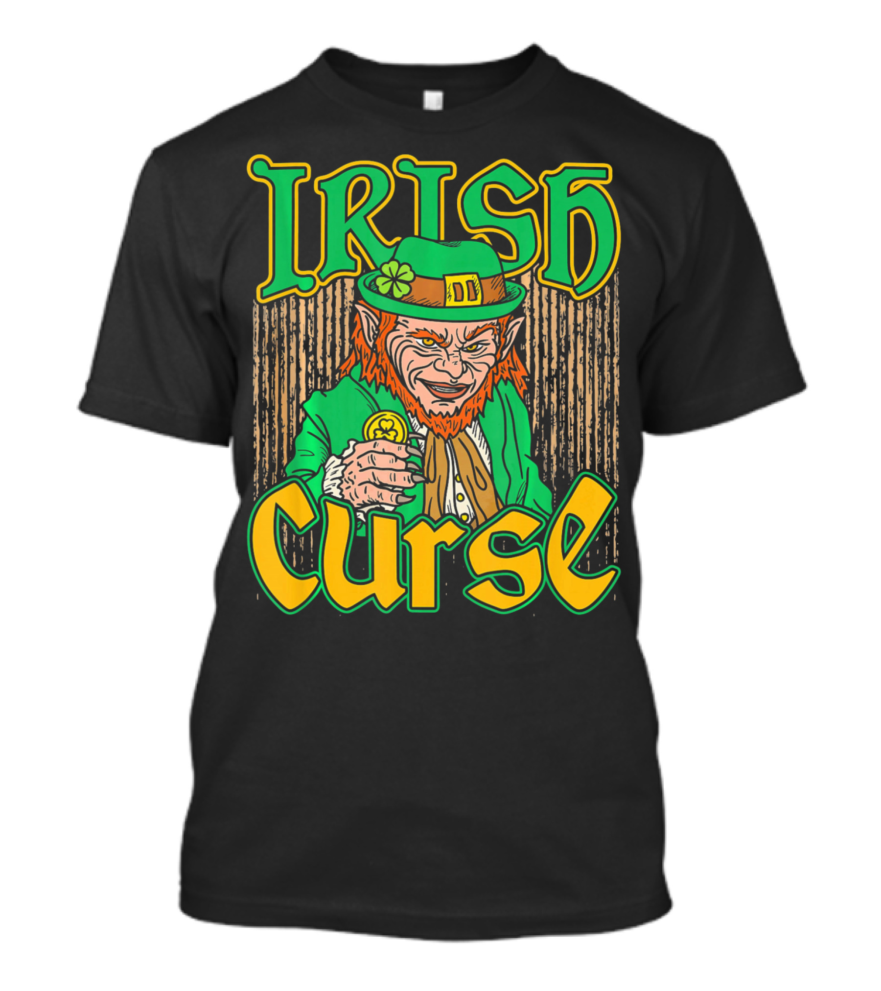 Irish Curse Leprechaun Horror Scar T-Shirt