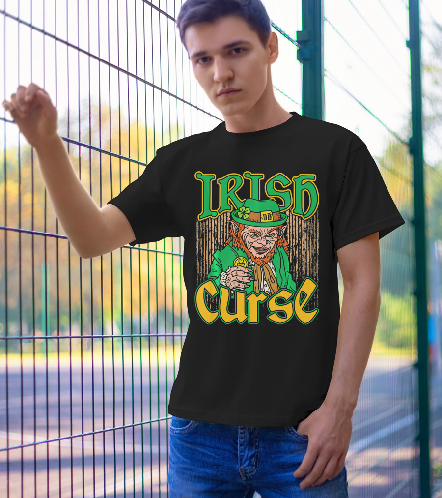 Irish Curse Leprechaun Horror Scar T-Shirt