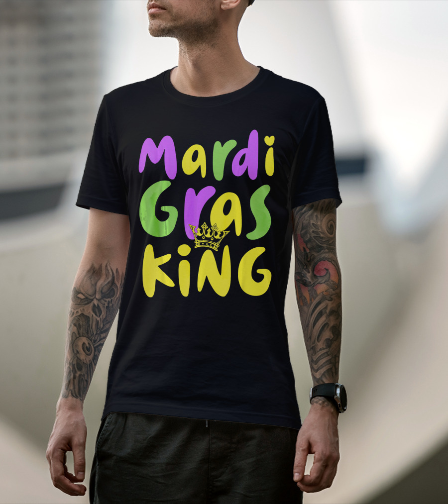Mardi Gras King Crown T-Shirt