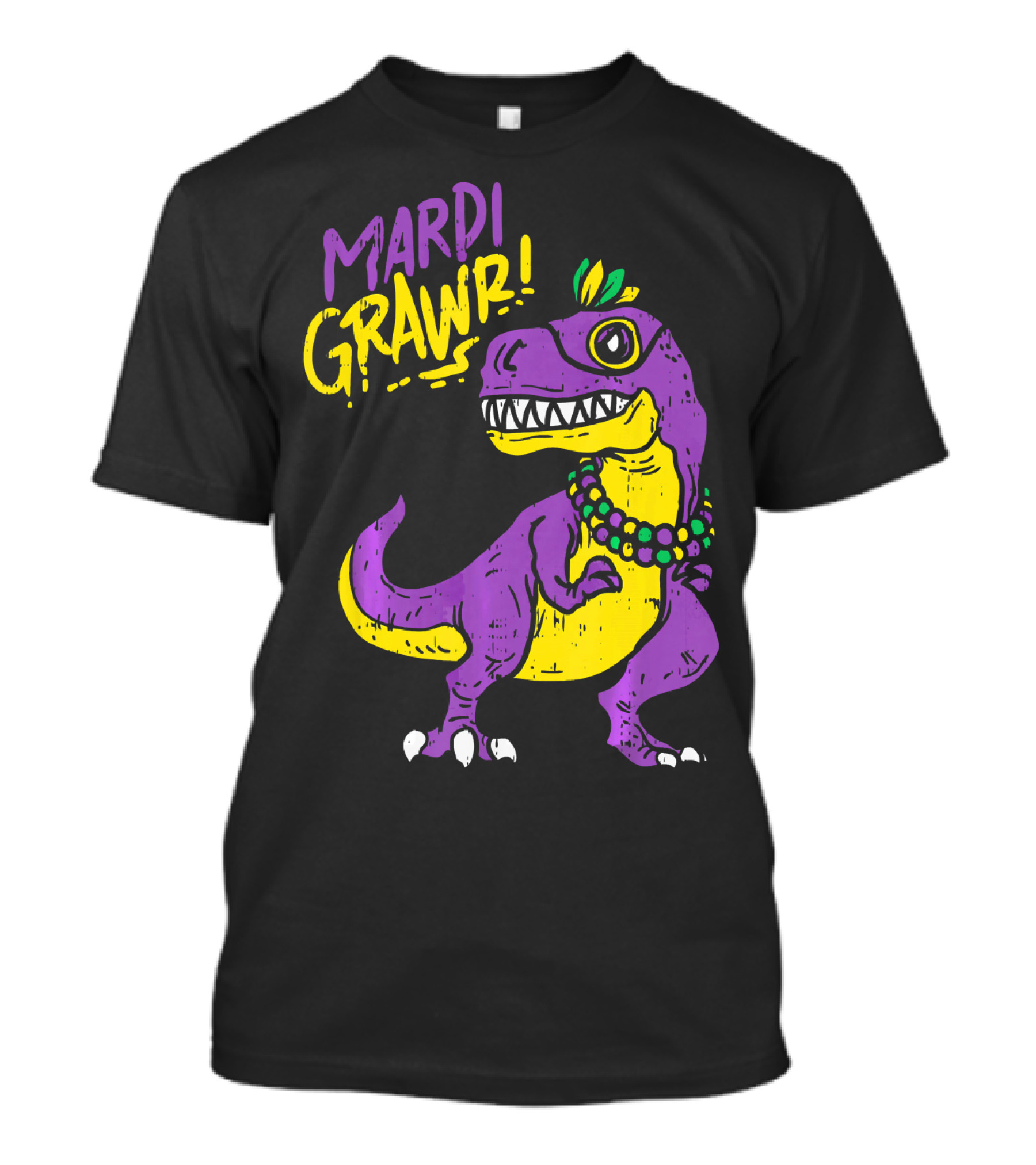 Mardi Grawr Rex Dinosaur Dino Mardi Grawr T-Shirt