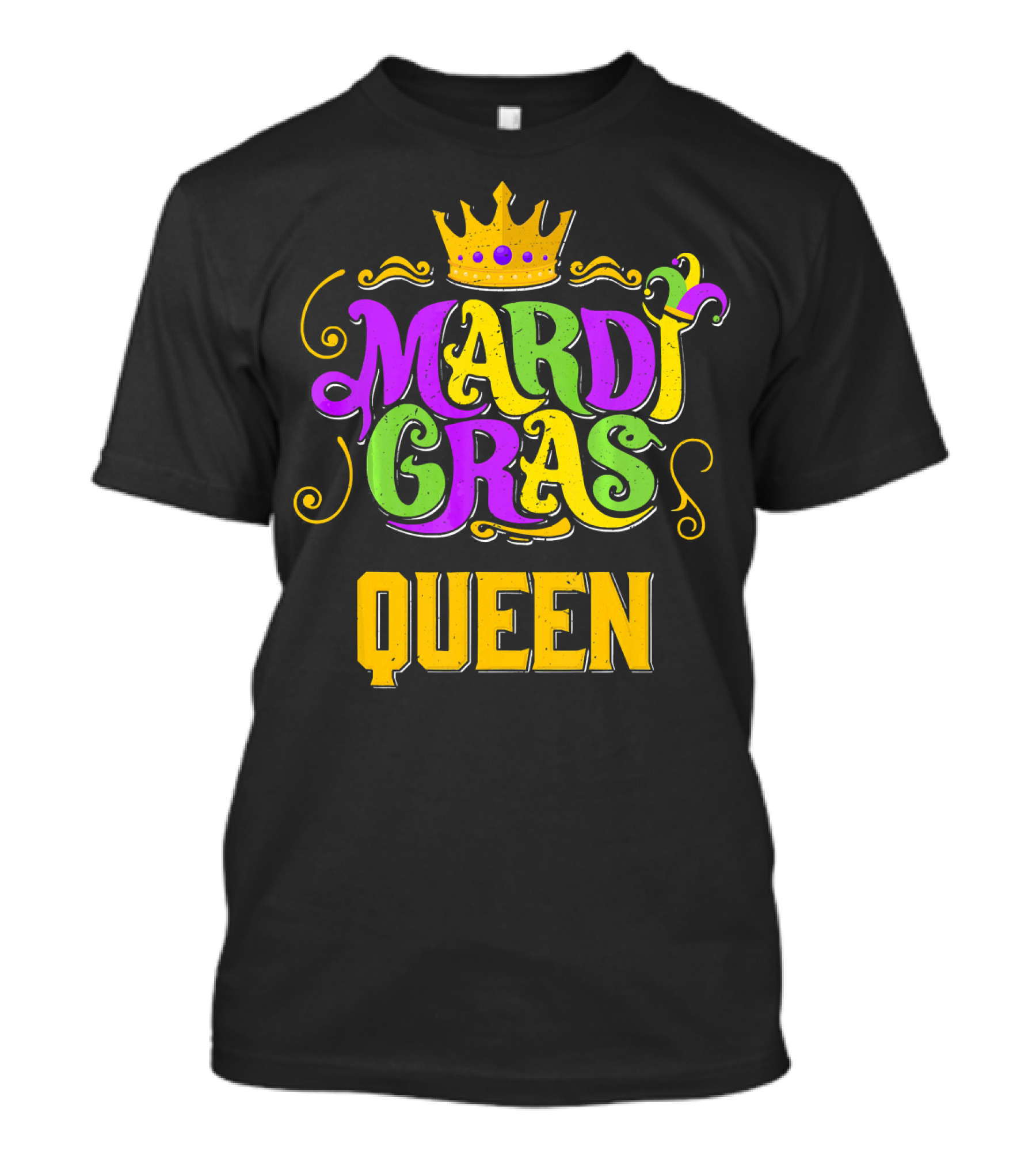 Mardi Gras Queen Crown Carnival Party T-Shirt
