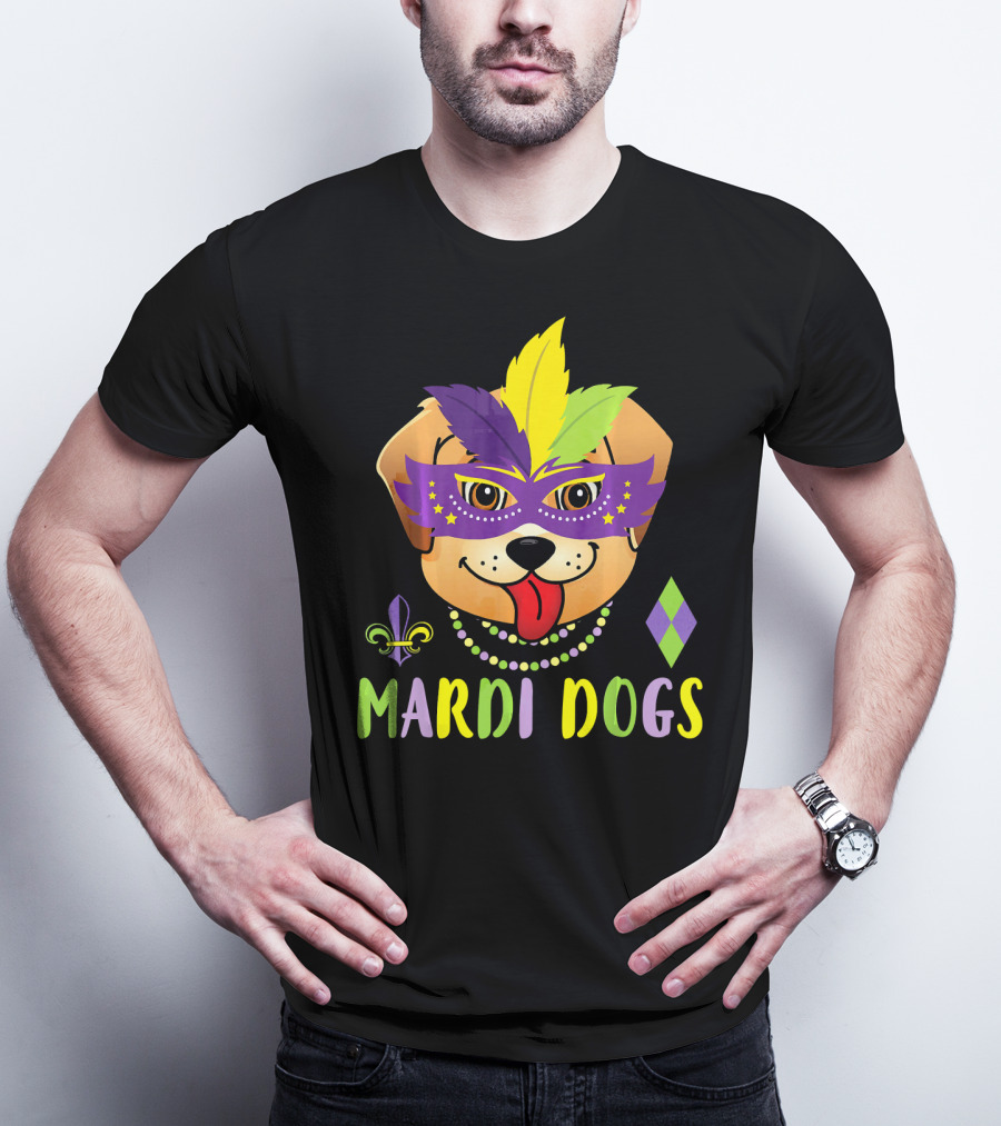 Mardi Dogs Labrador Retriever Gras Costume Dance Be T-Shirt