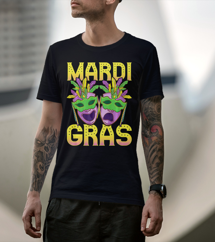 Mardi Gras Masks Party New Orleans T-Shirt