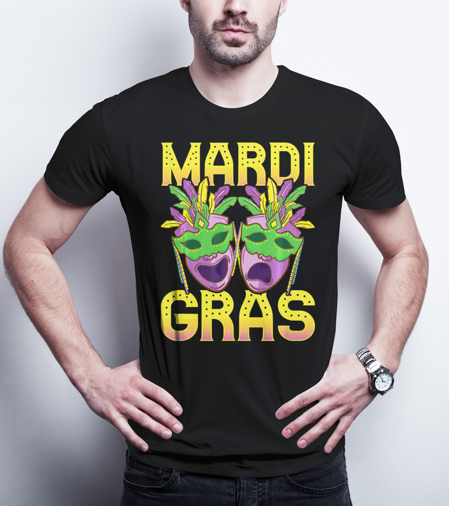 Mardi Gras Masks Party New Orleans T-Shirt