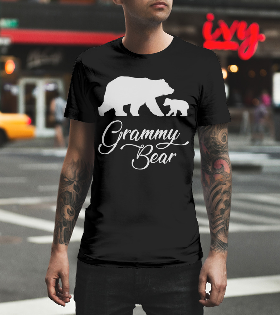 Grammy Bear Grandmother Cute Bear Cubs T-Shirt