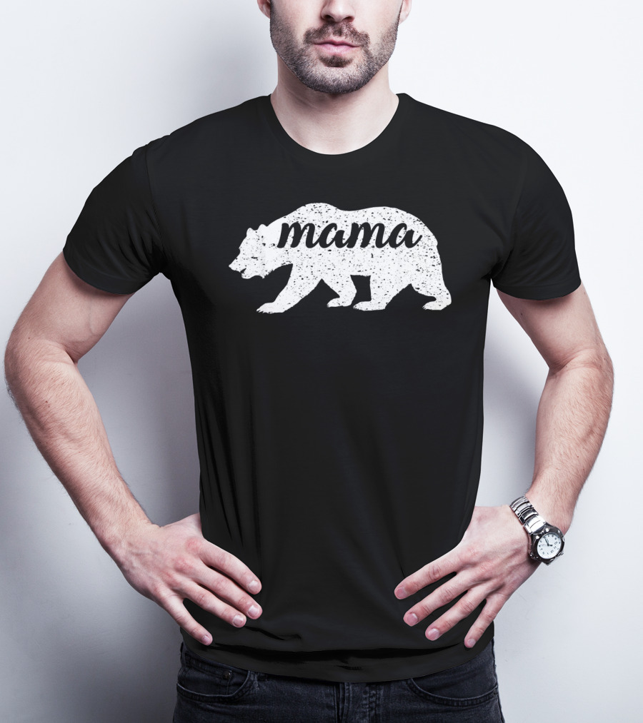 Mama Bear Vintage Retro T-Shirt