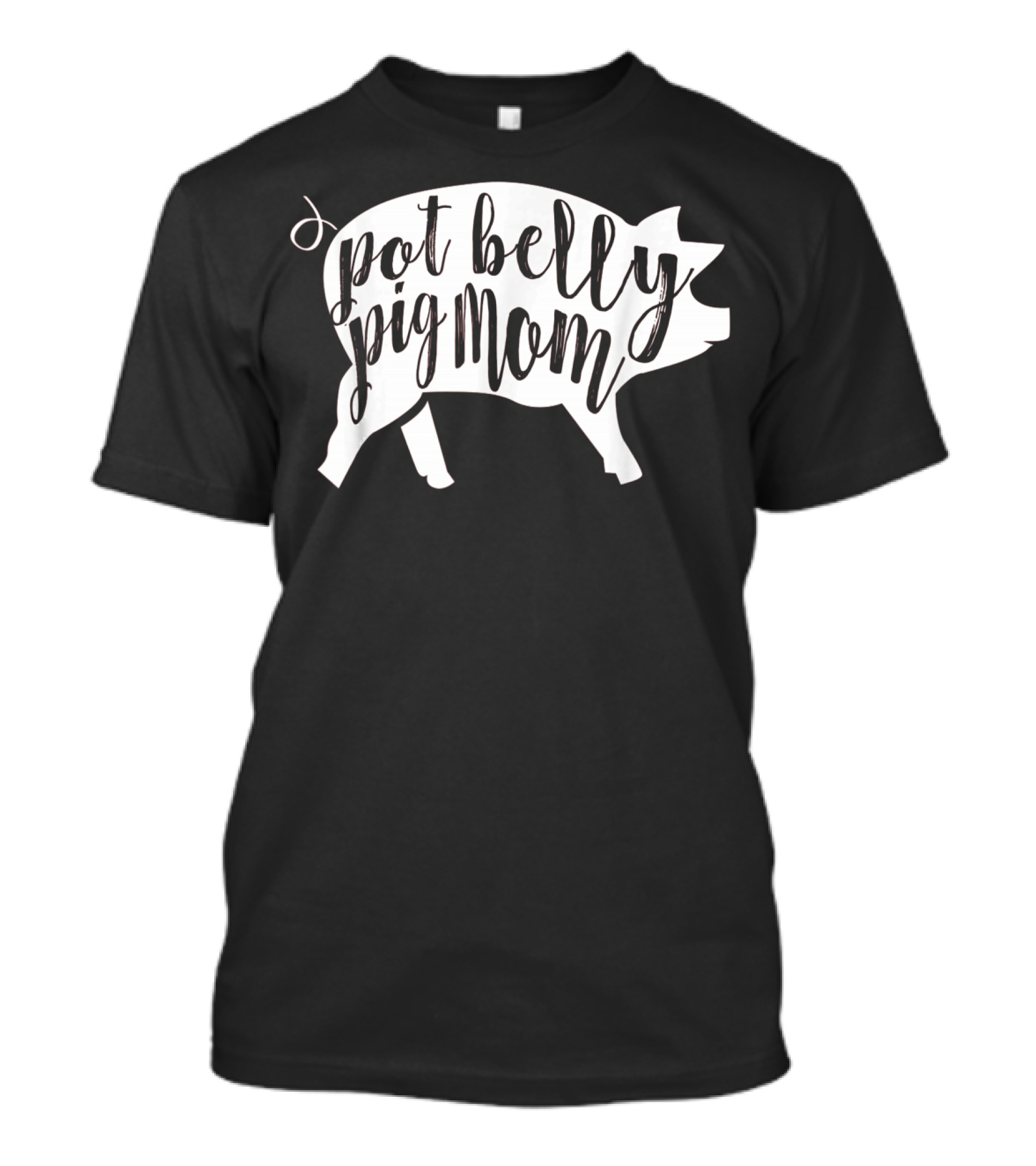 Pot Belly Pig Mom T-Shirt