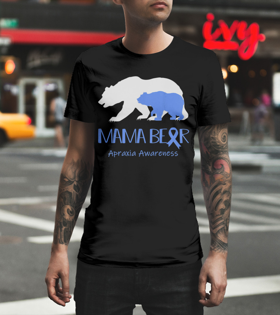 MAMA BEAR Apraxia Awareness T-Shirt