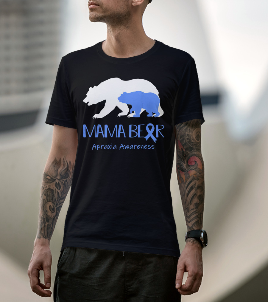 MAMA BEAR Apraxia Awareness T-Shirt