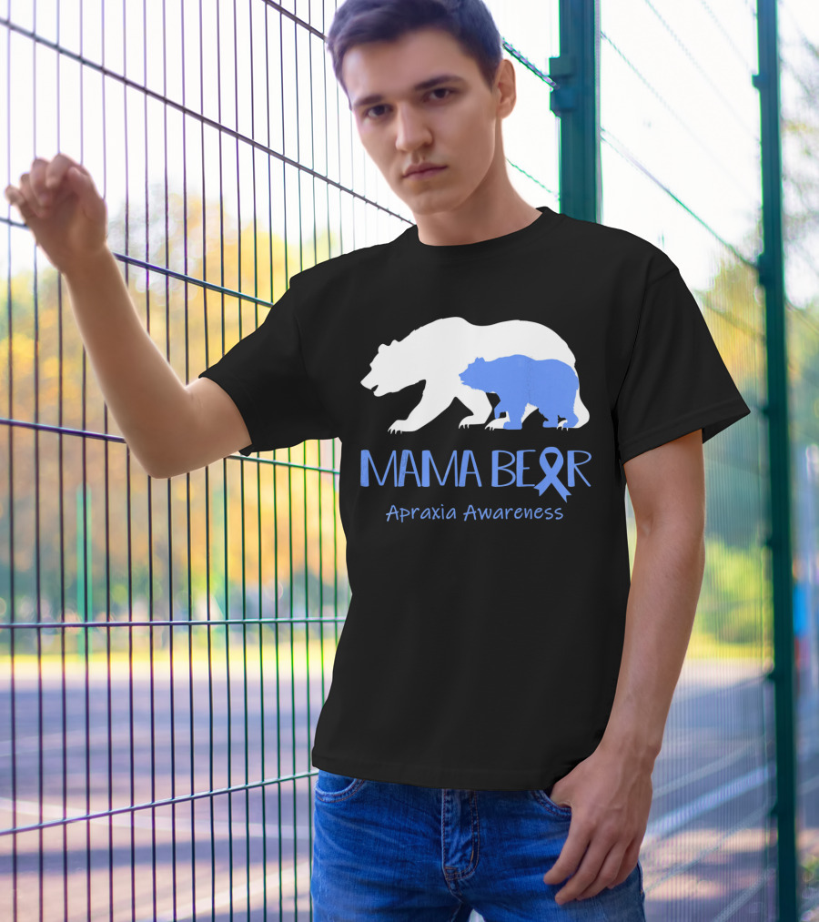 MAMA BEAR Apraxia Awareness T-Shirt