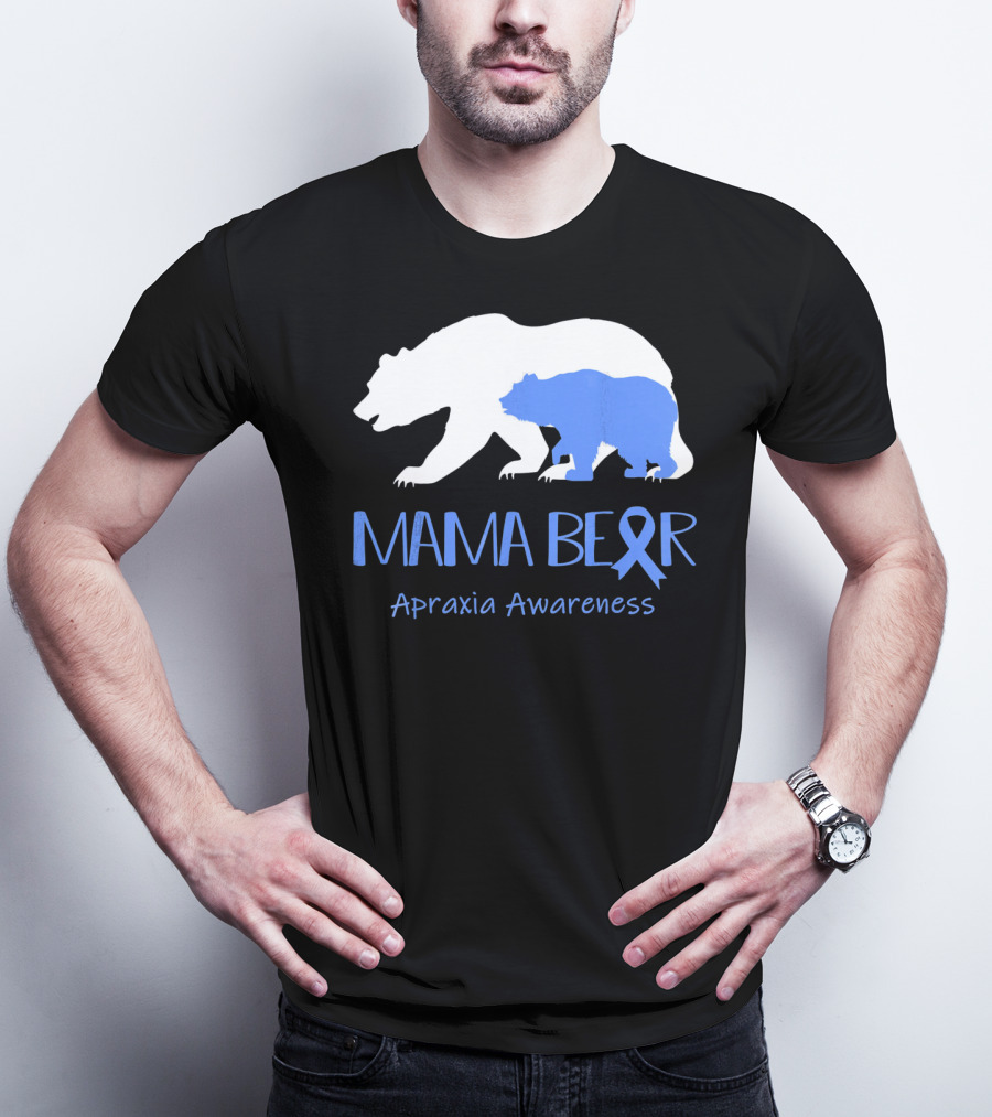 MAMA BEAR Apraxia Awareness T-Shirt