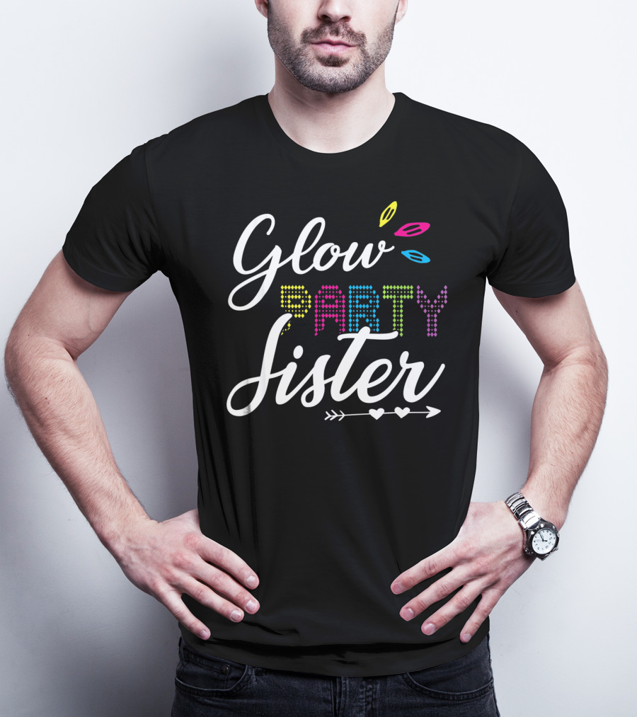 Glow Party Sister Color Diamond T-Shirt