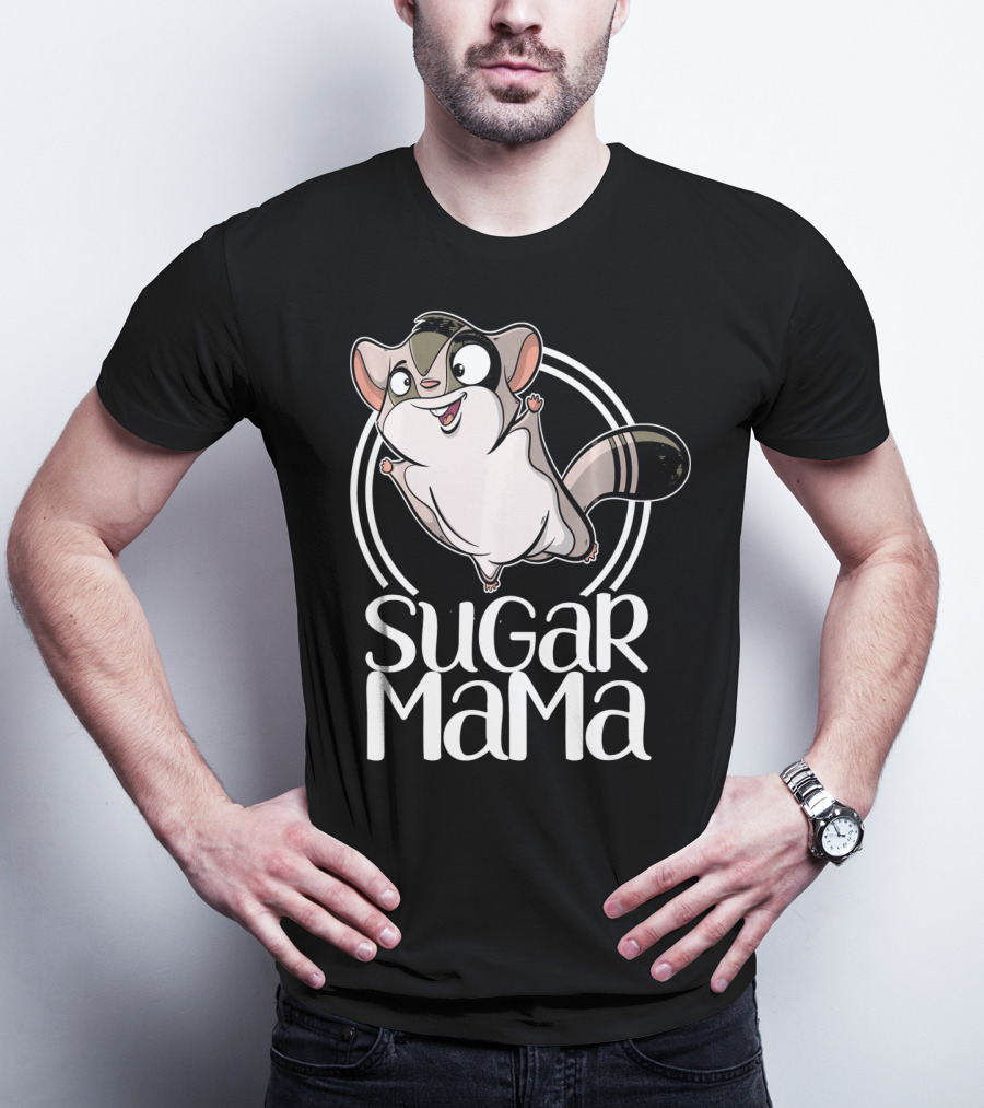 Sugar Mama Adorable Sugar Glider Character T-Shirt
