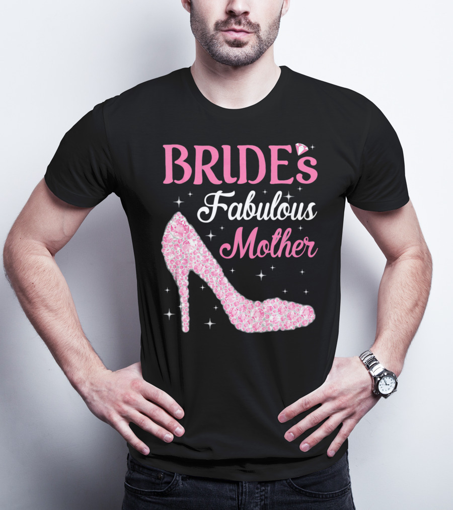 Bride's Fabulous Mother Light Diamond High Heel T-Shirt