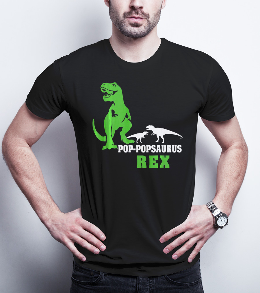 Pop-Popsaurus Rex Dinosaur T-Shirt