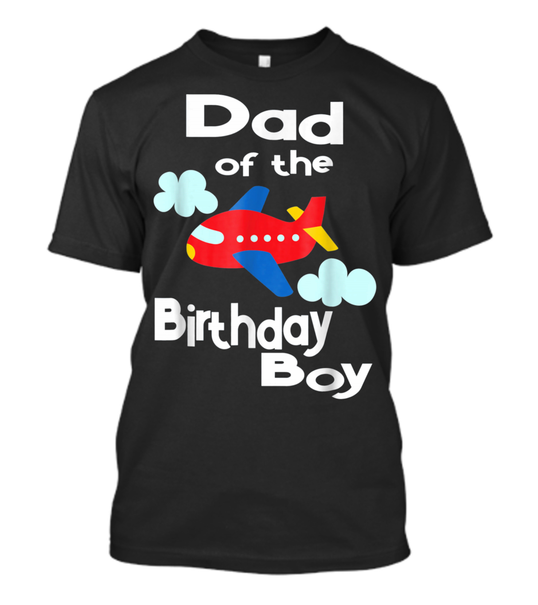 Dad Of The Birthday Boy Airplane T-Shirt