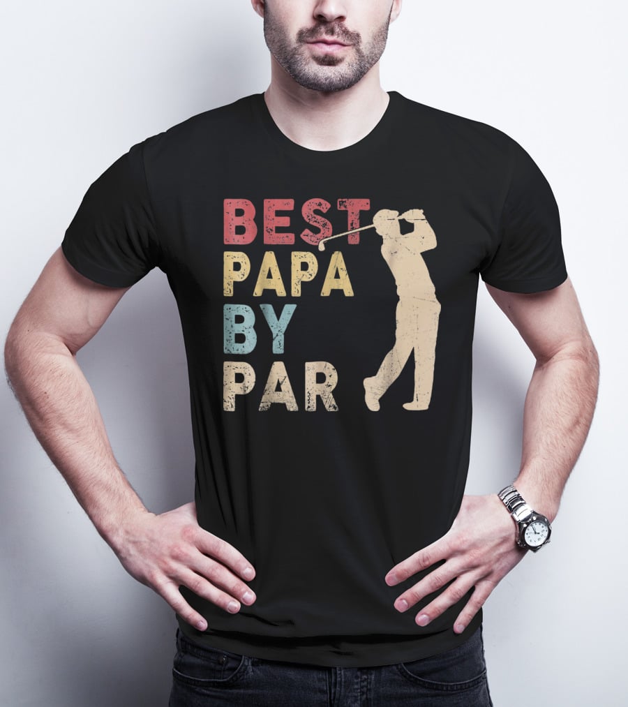 Best Papa By Par Golf T-Shirt