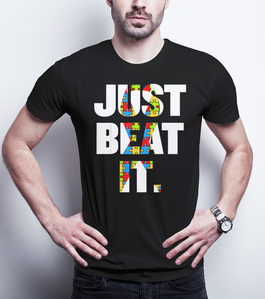 Just Beat It Autism Puzzle T-Shirt