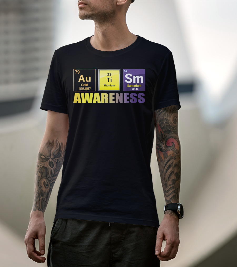 Au Ti Sm Awareness Elements T-Shirt