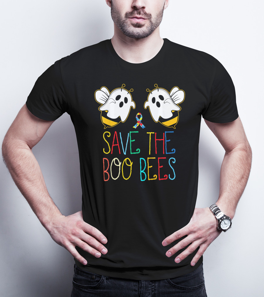 Save The Boo Bees Autism Cancer Awareness T-Shirt
