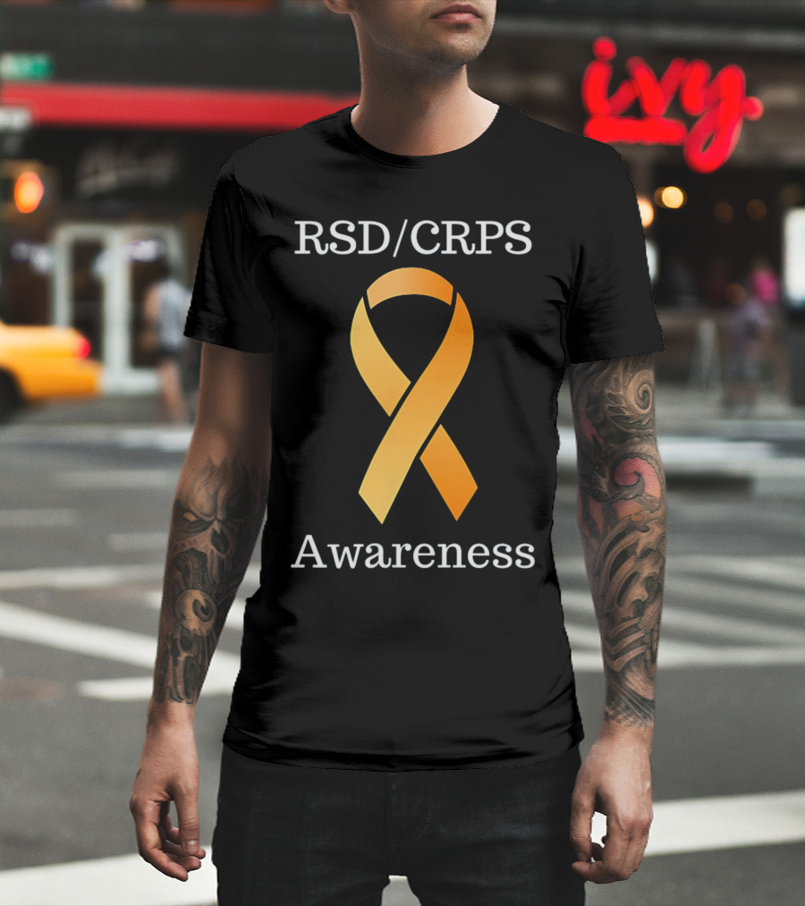 RSD CRPS Awareness Orange Ribbon Complex Regional Pain Syndrome T-Shirt