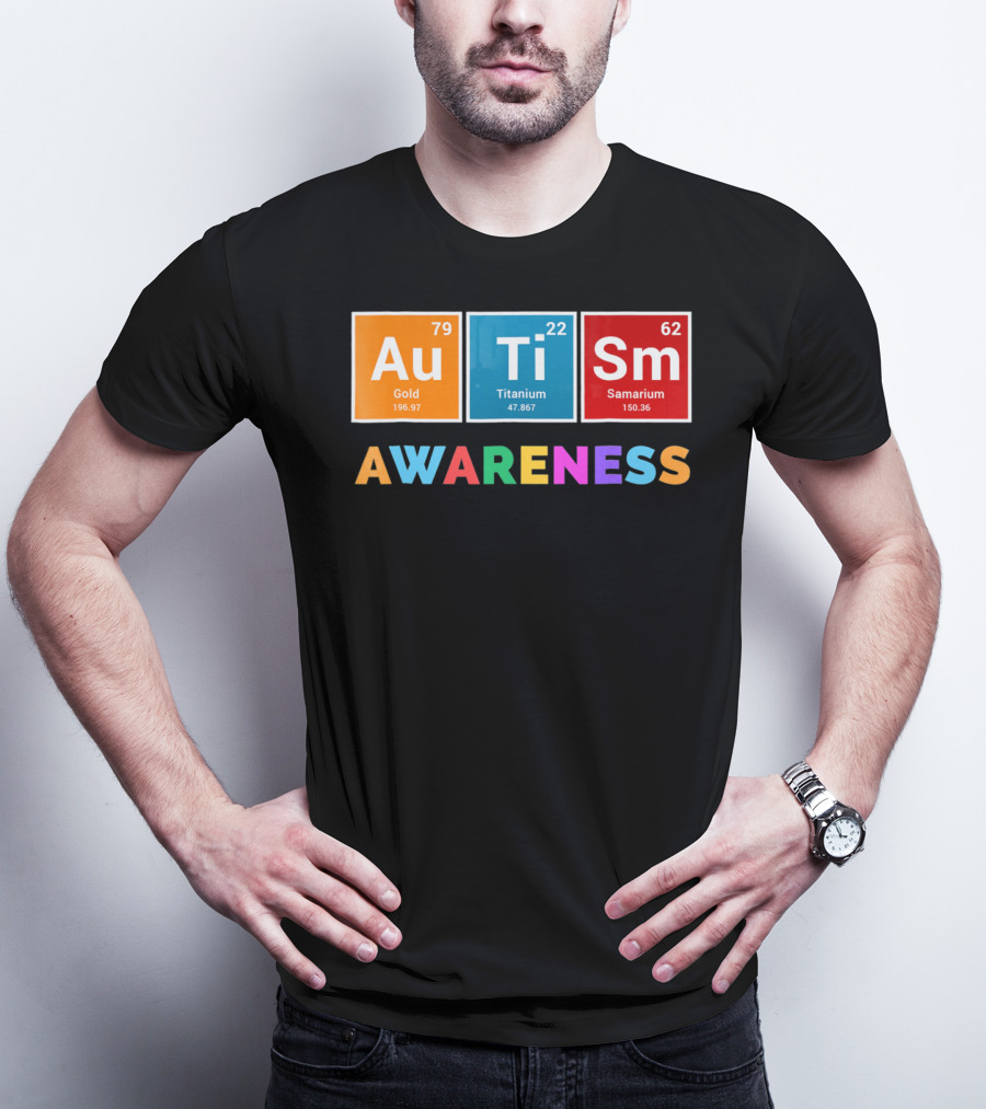 Au Ti Sm Awareness Gold Titanium Samarium T-Shirt