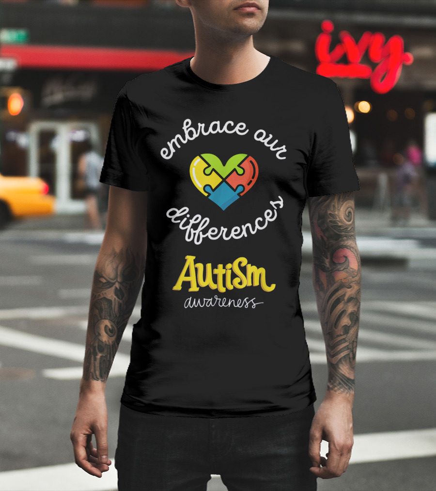 Embrace Our Differences Autism Awareness T-Shirt