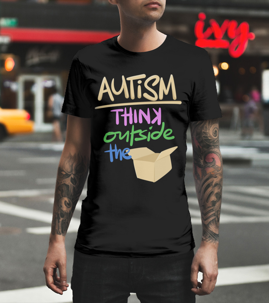 Autism Awareness Think Outside The Box T-Shirt