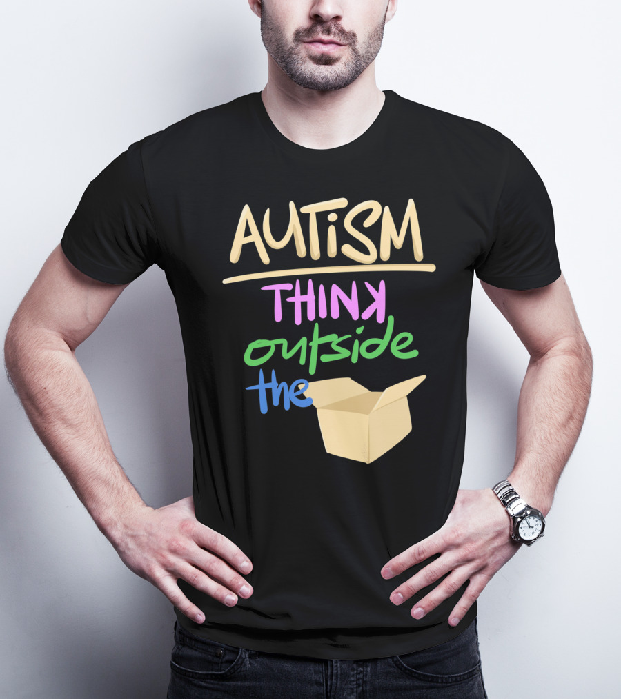 Autism Awareness Think Outside The Box T-Shirt
