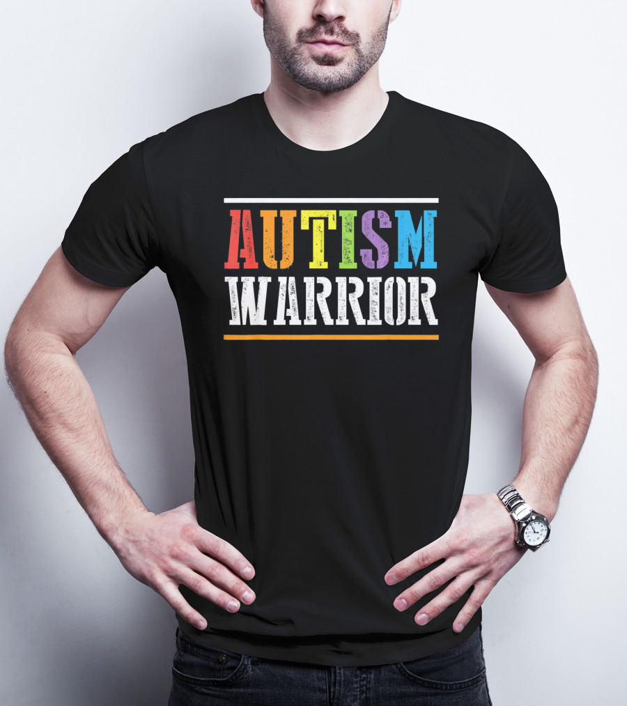 Autism Warrior Autism Awareness Month T-Shirt