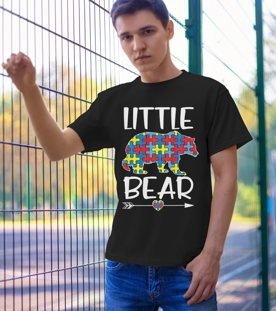 Little Bear Puzzle Autism Awareness T-Shirt