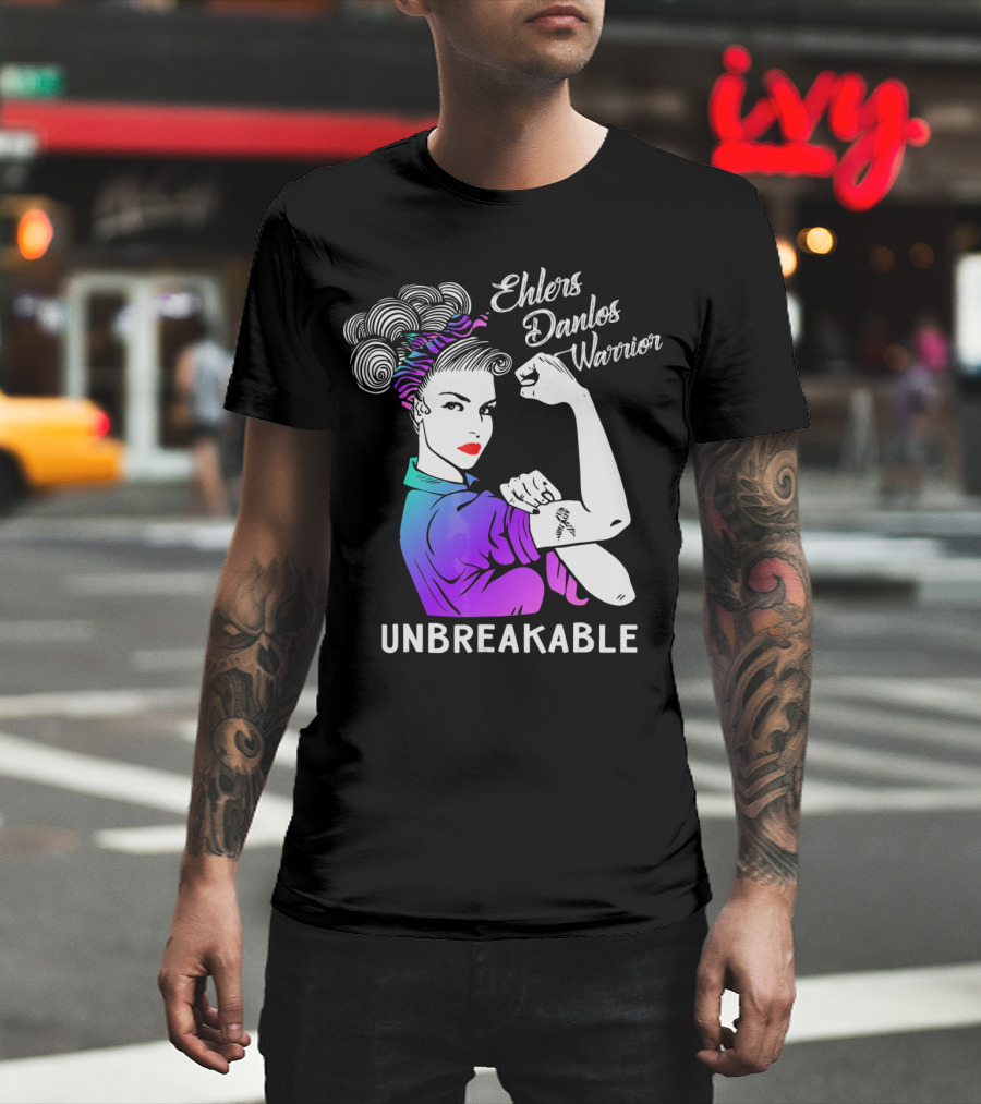 Ehlers Danlos Syndrome Warrior Unbreakable T-Shirt
