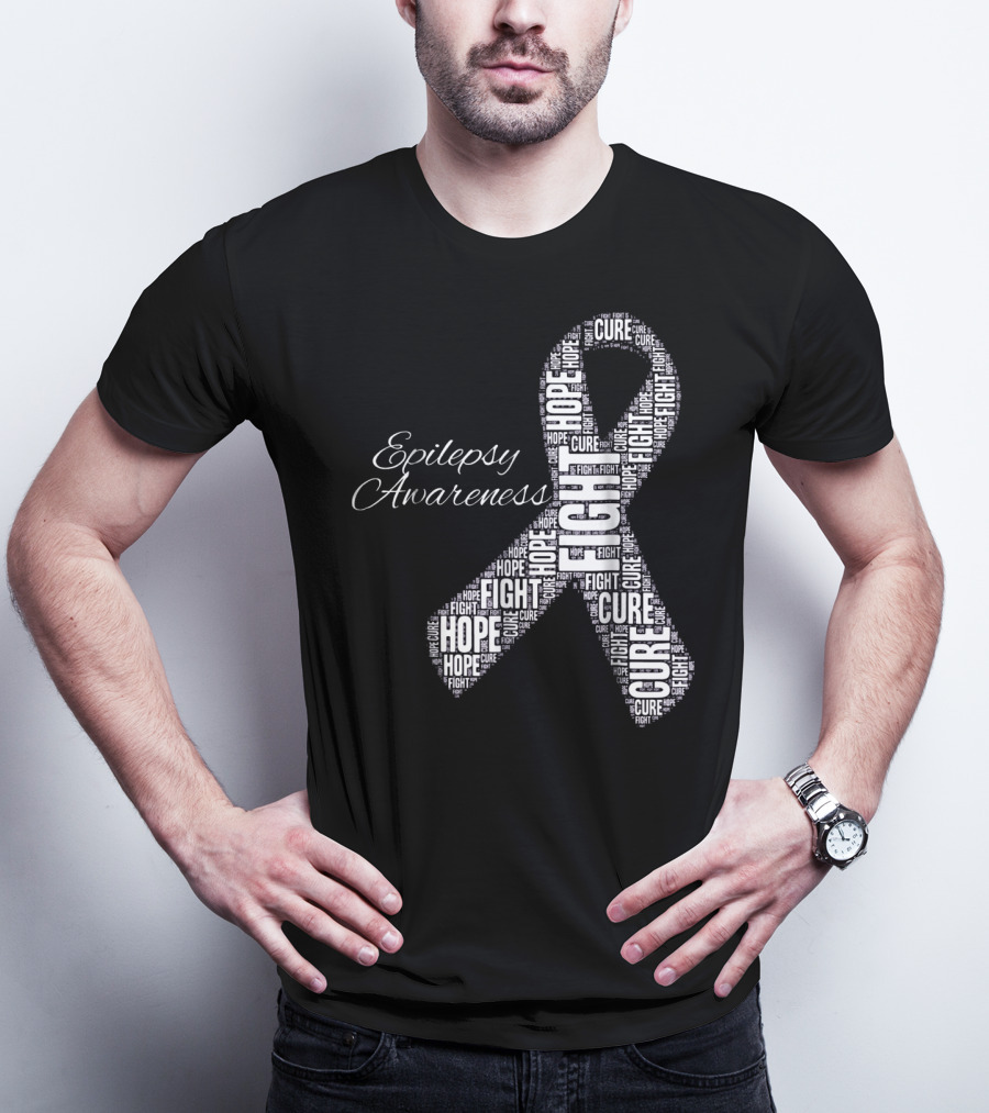 Epilepsy Awareness Hope Fight Cure T-Shirt