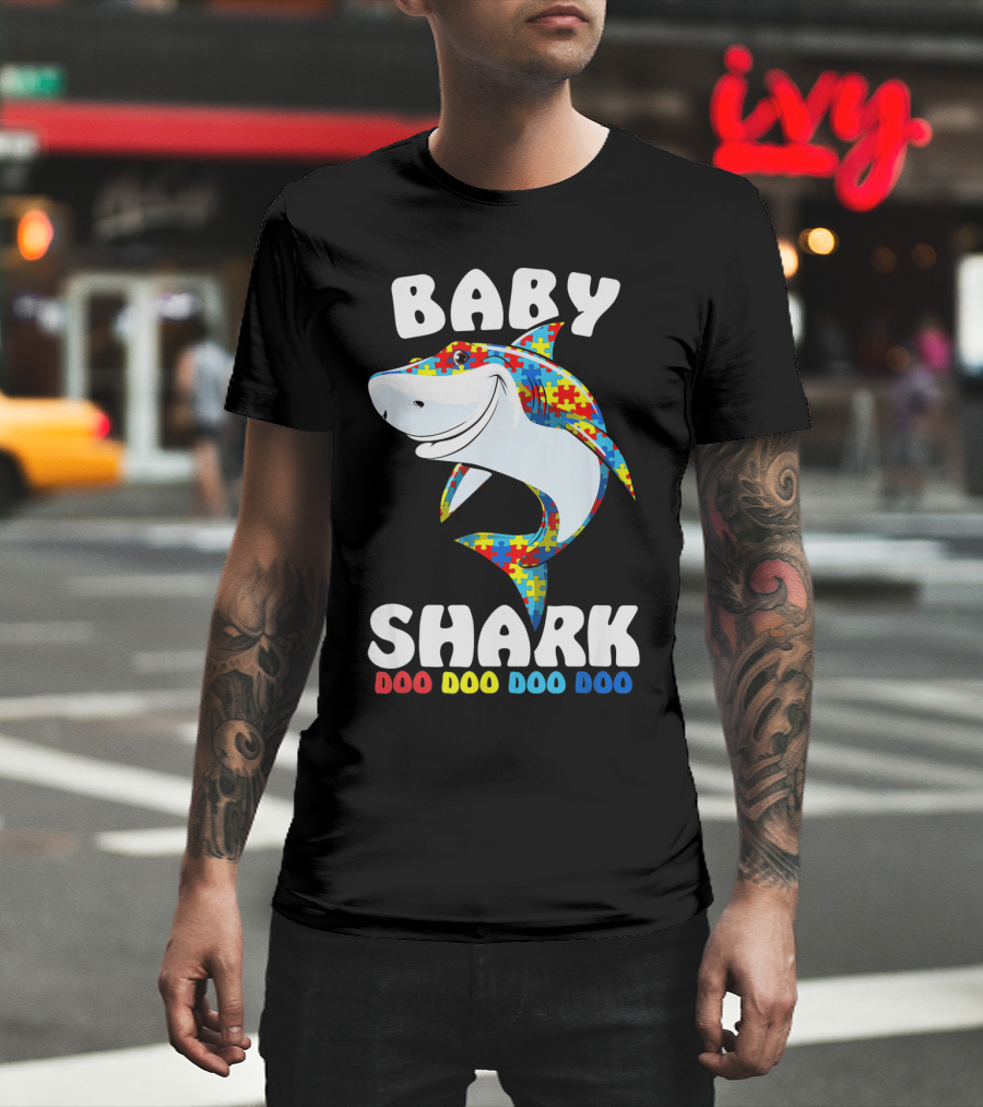 Baby Shark Doo Doo Doo Doo Puzzle Birthday T-Shirt