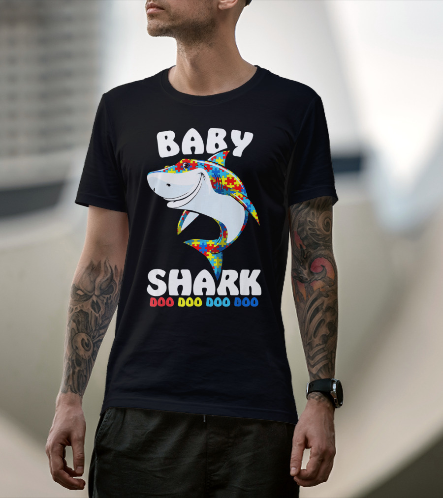 Baby Shark Doo Doo Doo Doo Puzzle Birthday T-Shirt