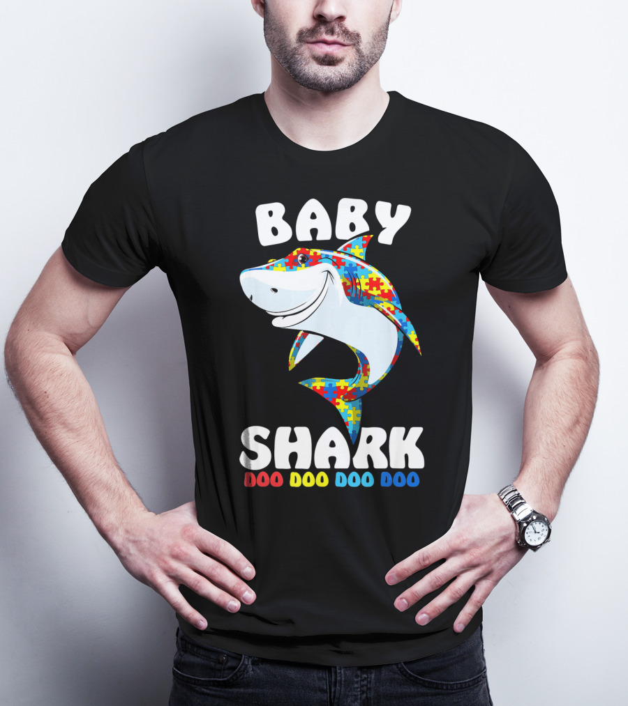 Baby Shark Doo Doo Doo Doo Puzzle Birthday T-Shirt
