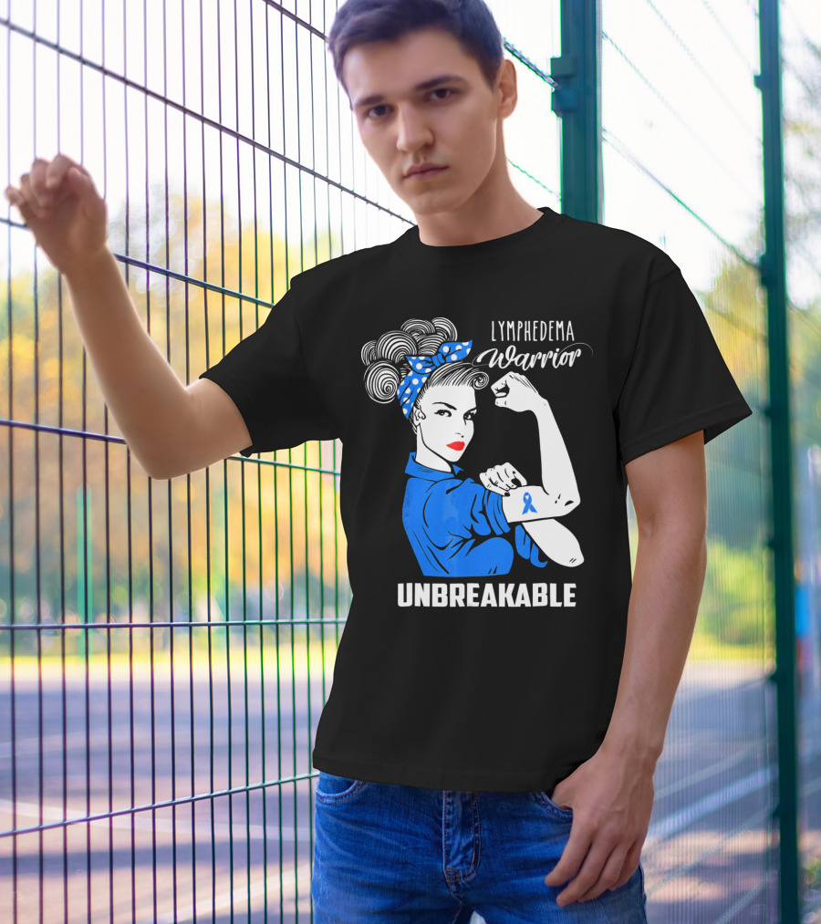 Lymphedema Awareness Warrior Unbreakable T-Shirt